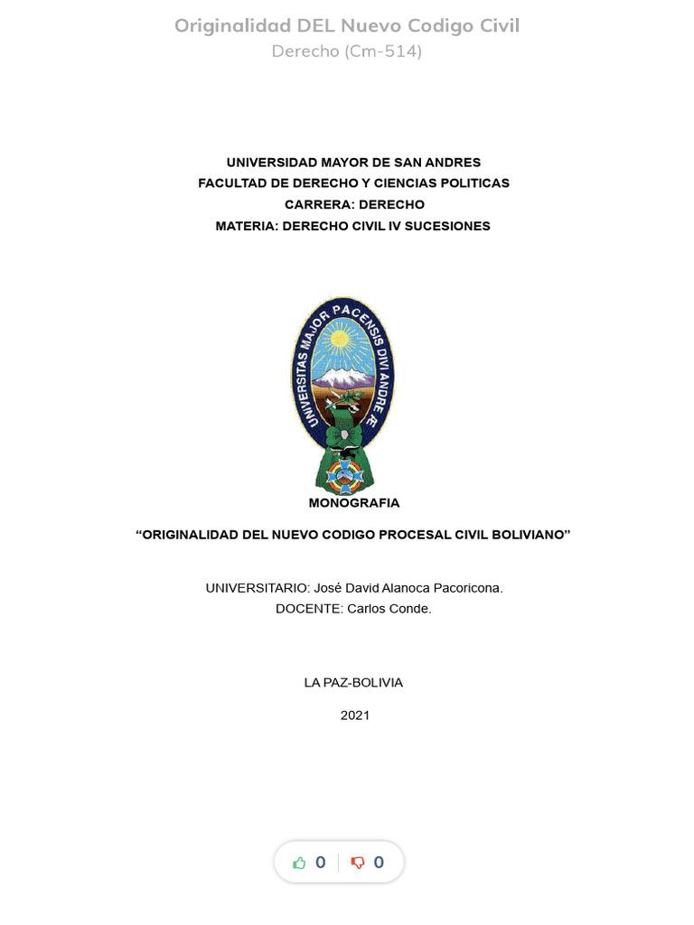 Originalidad Del Nuevo Codigo Civil - Compress | PDF | Procedimiento Civil | Ley procesal