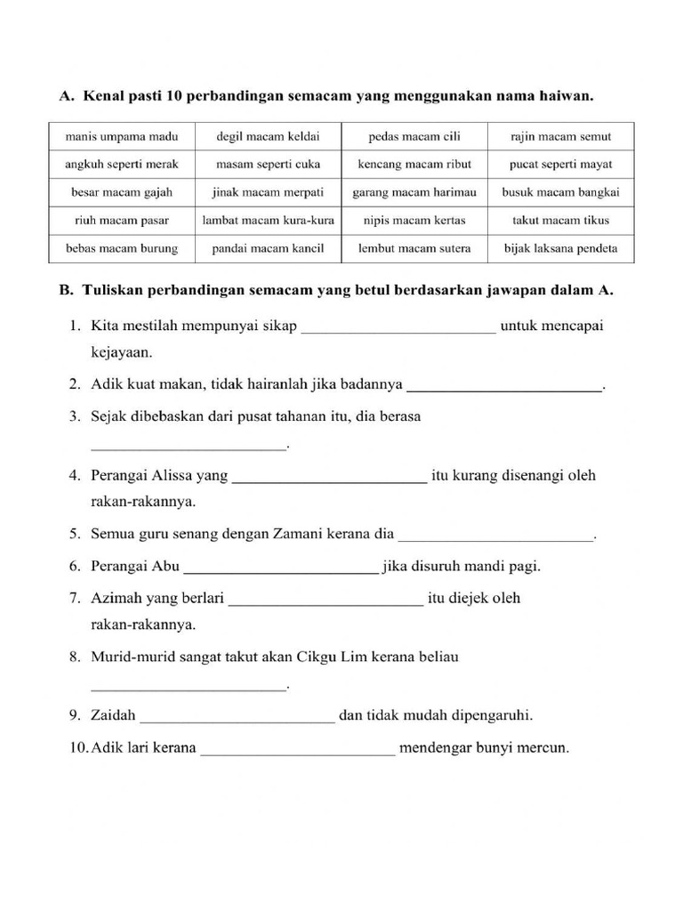 Perbandingan Semacam | PDF