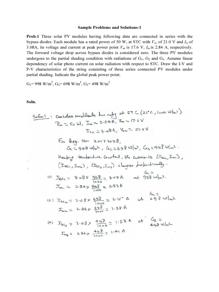 Sample Problems and Solutions | PDF