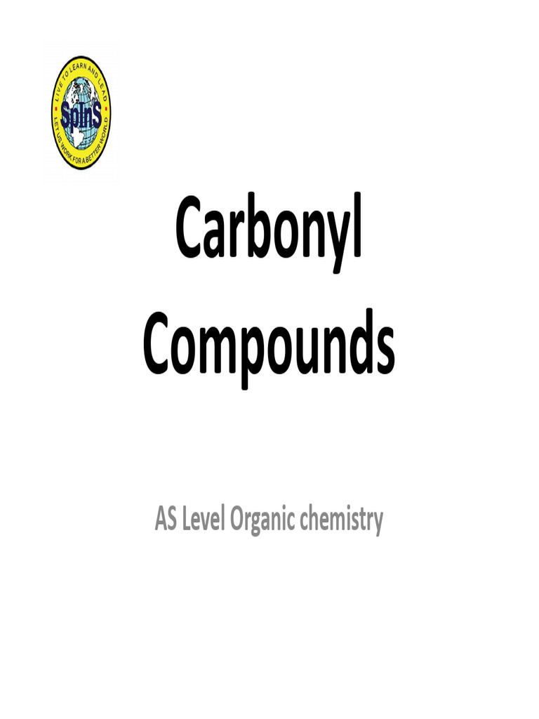 Carbonyl Compound PPT - 110822 | PDF