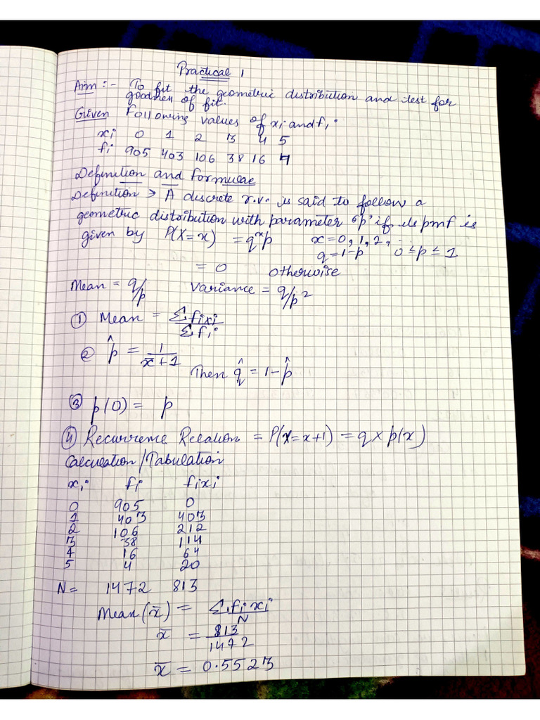 Advanced Probability distribution practicals | PDF Advanced Probability distribution practicals | PDF