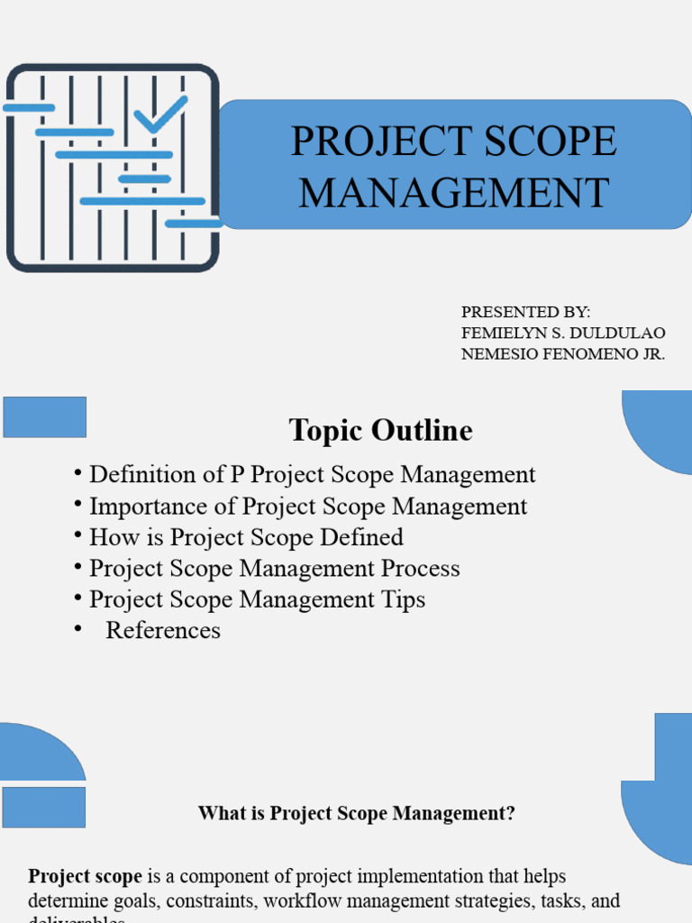 Understanding Project Scope Management | PDF | Project Management ...