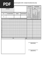 Godziny Ponadwymiarowe - Pusty Arkusz | PDF