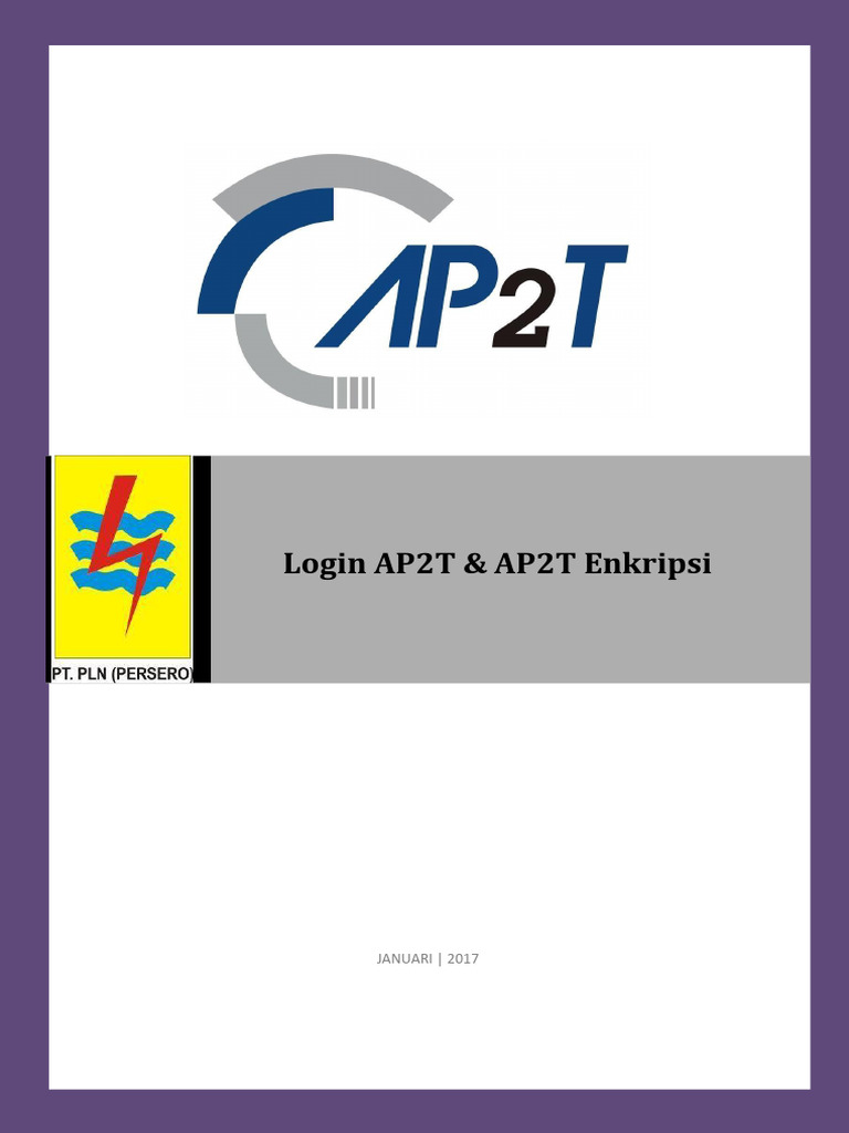 SOP Login AP2T & AP2T Enkripsi | PDF | Teknologi & Rekayasa