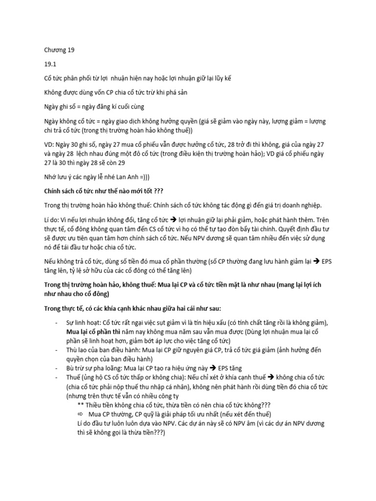 Chương 19 TCDN | PDF