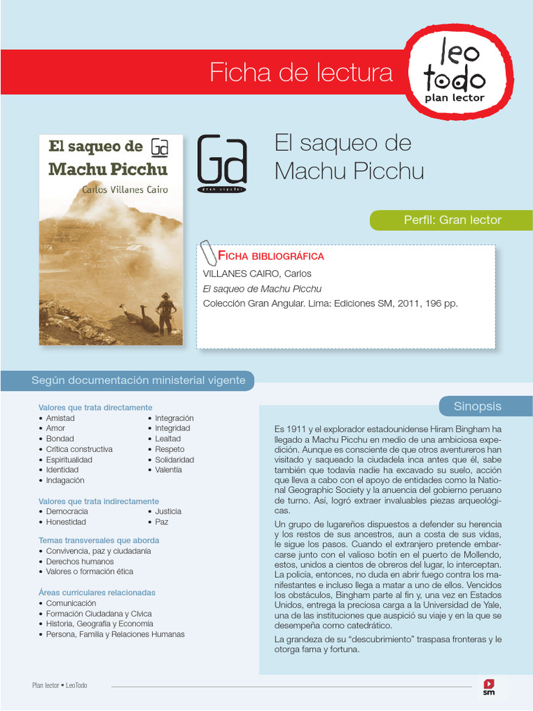 Saqueo y defensa de Machu Picchu | PDF | Machu Picchu