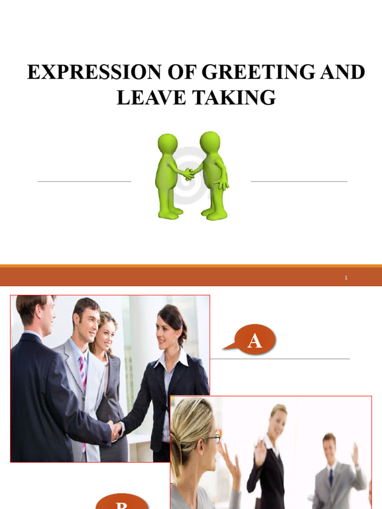 Expression of Greeting and Leave Taking | PDF | Self-Improvement ...
