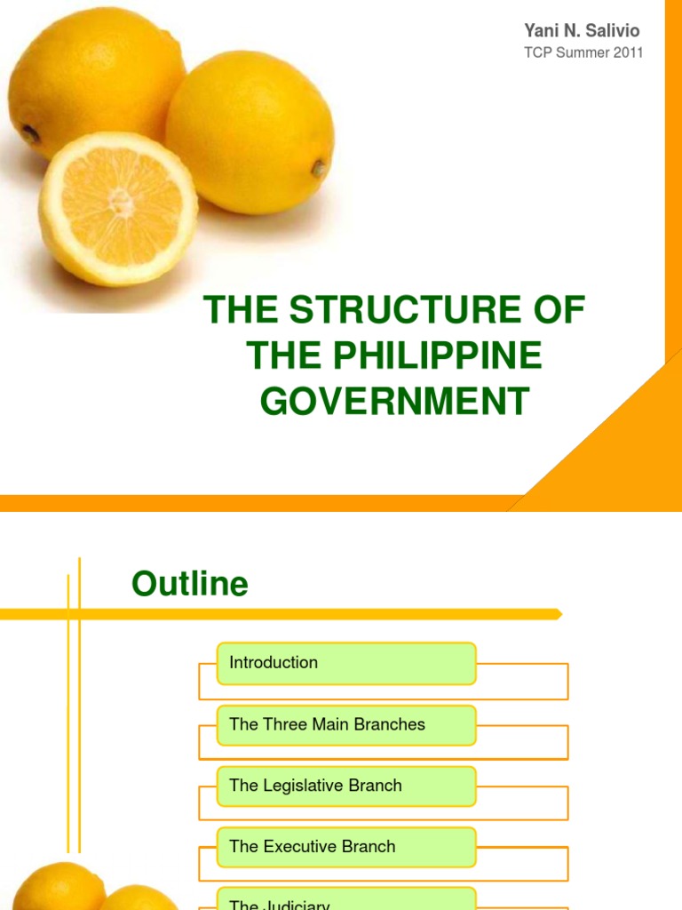Structure of the Philippine Government | PDF | Federal Government Of ...