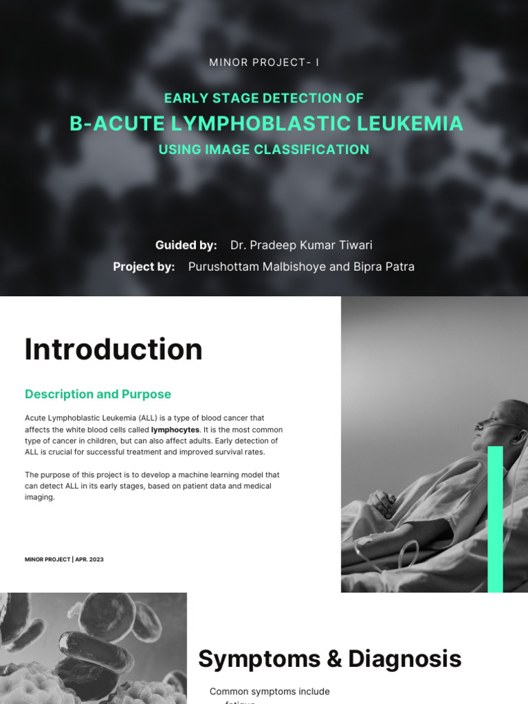 B-ALL Prediction Using Computer Vision (TensorFlow) | PDF | Leukemia ...