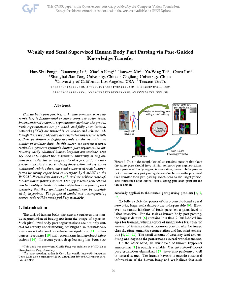 Fang Weakly and Semi CVPR 2018 Paper | PDF | Algorithms | Learning