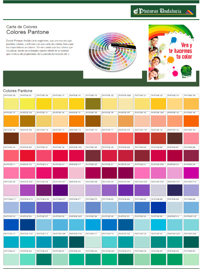 PINTURAS Pantone | PDF