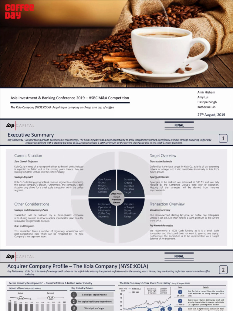HSBC-AIBC M&A 2019 - Axe Capital | PDF