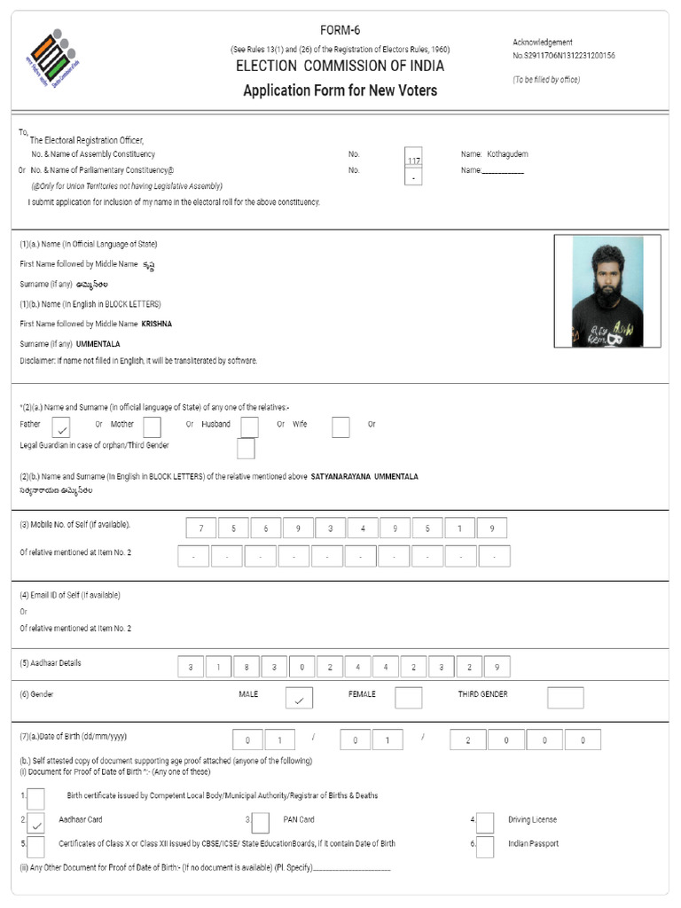 Form6 S29117O6N1312231200156 PDF | PDF