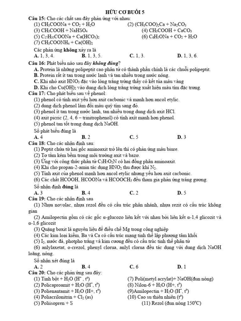 H U Cơ Bu I 5 | PDF