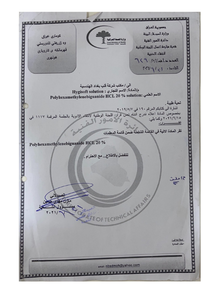 Iraqi Ministry of Health | PDF
