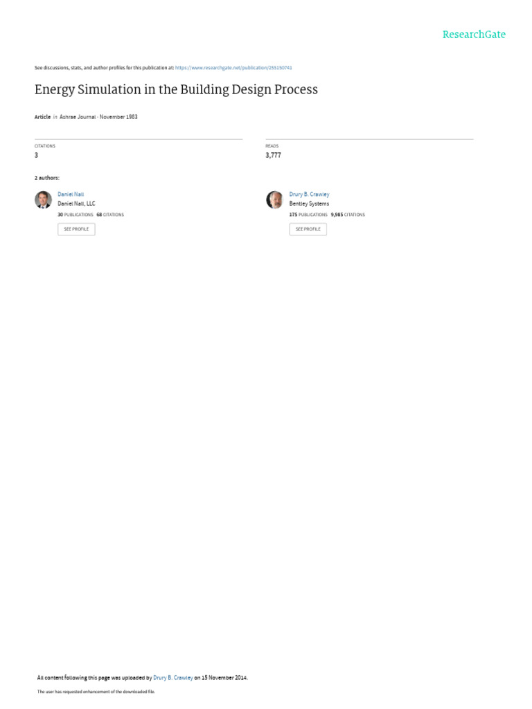 ASHRAEJour 83 | PDF | Simulation | Fuel Economy In Automobiles