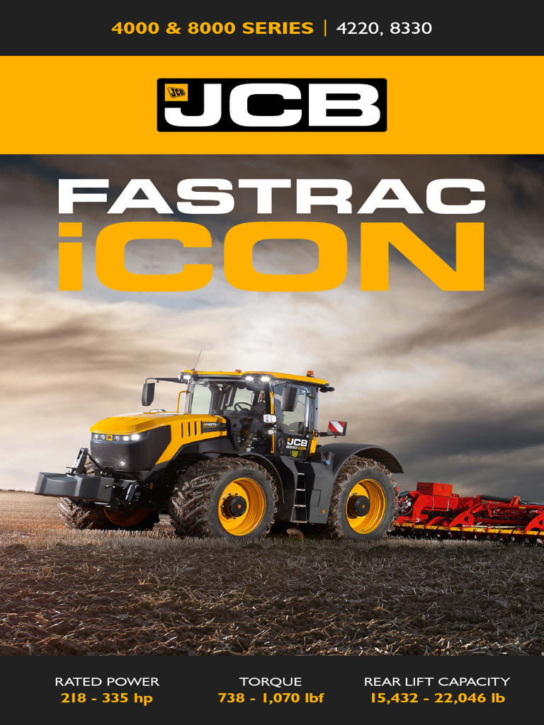 JCB Fastrac 4000 & 8000 Series Overview | PDF | Elevator | Vehicles