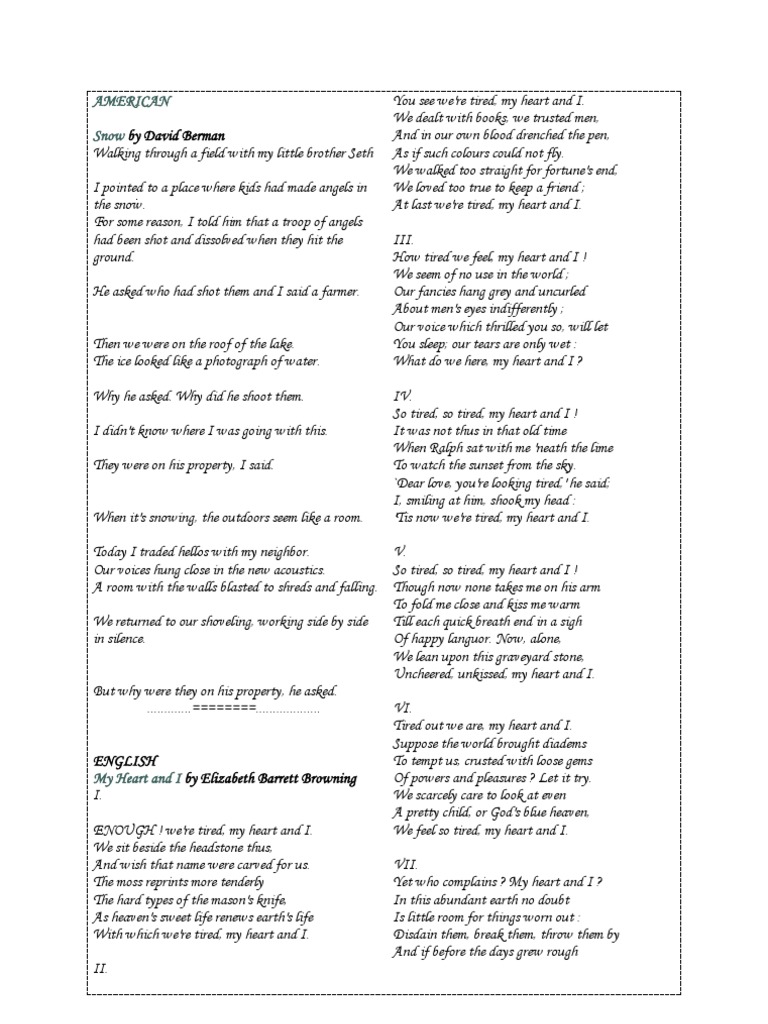 Poems | PDF