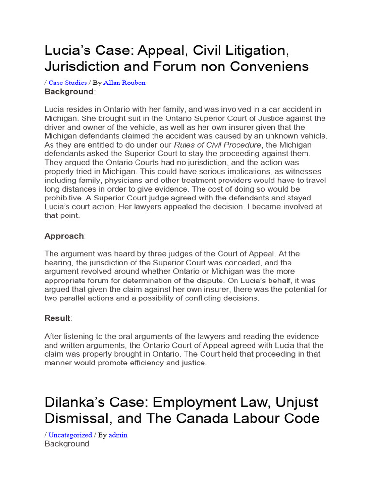 Cases | PDF | Discovery (Law) | Deposition (Law)