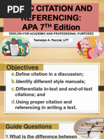 APA 7th Edition Citation Guide | PDF | Citation | Apa Style