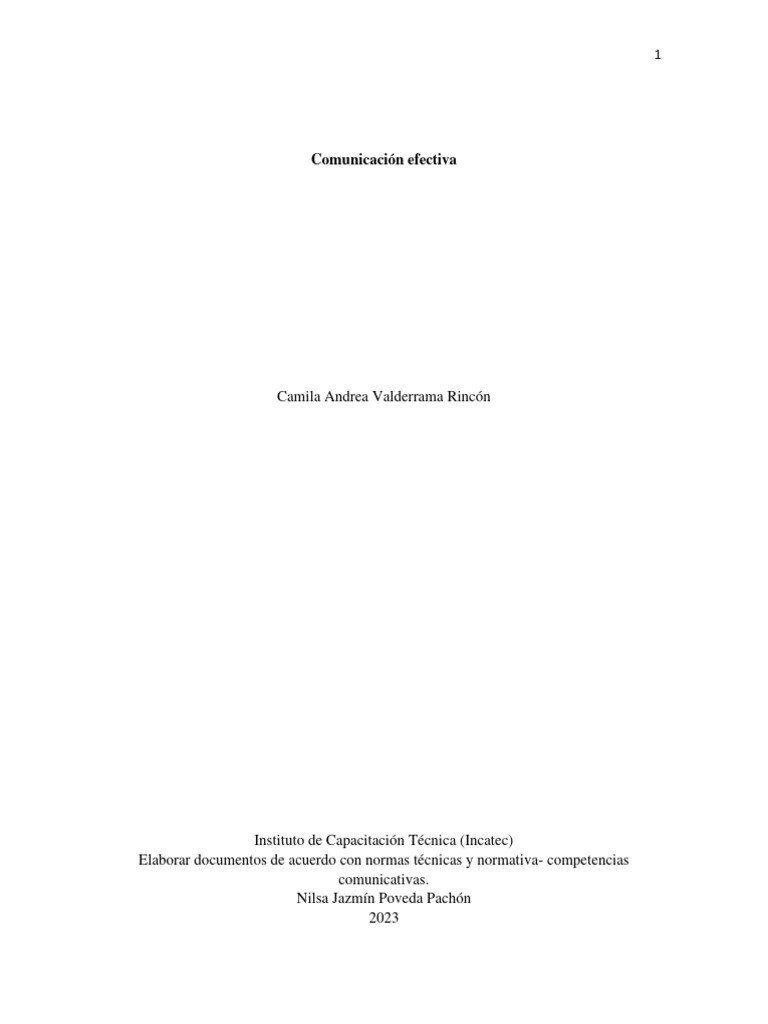 Comunicacion Efectiva Pdf Comunicación Las Emociones