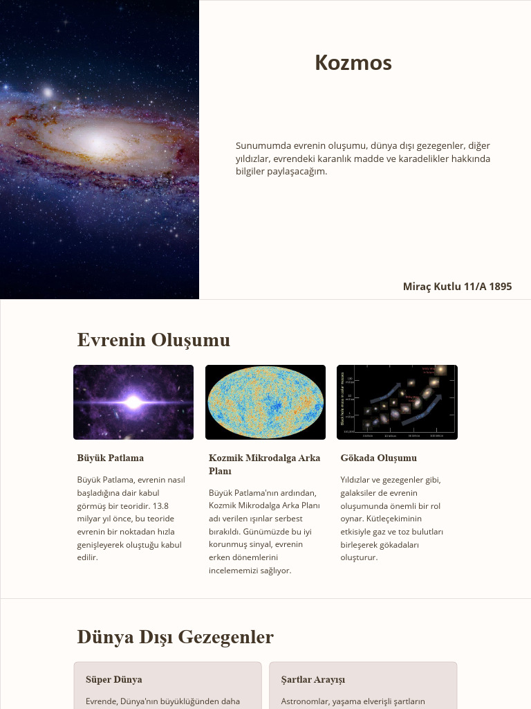 Dunya Disi Gezegenler Ve Diger Yildizlar Evrenin Olusumu Karadelikler Ve Evrendeki Karanlik ...