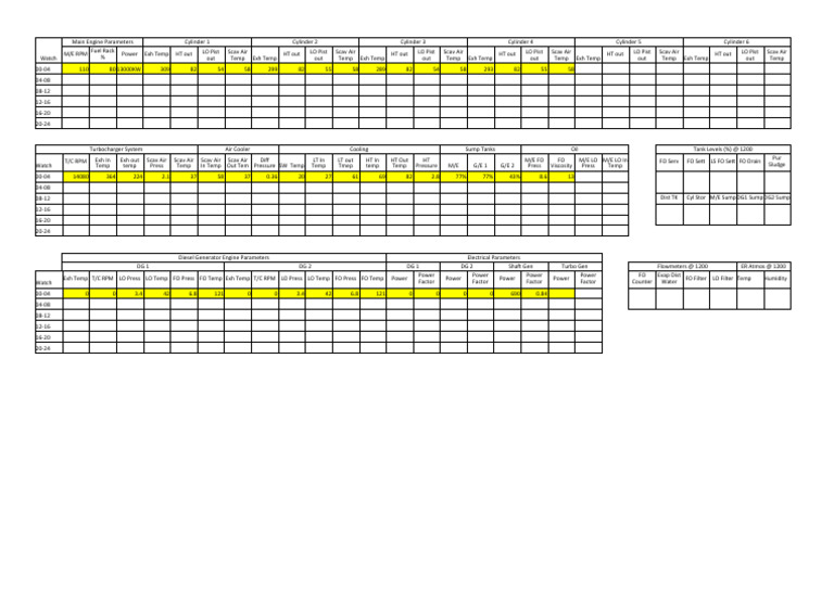 Logbook | PDF | Engines | Systems Engineering