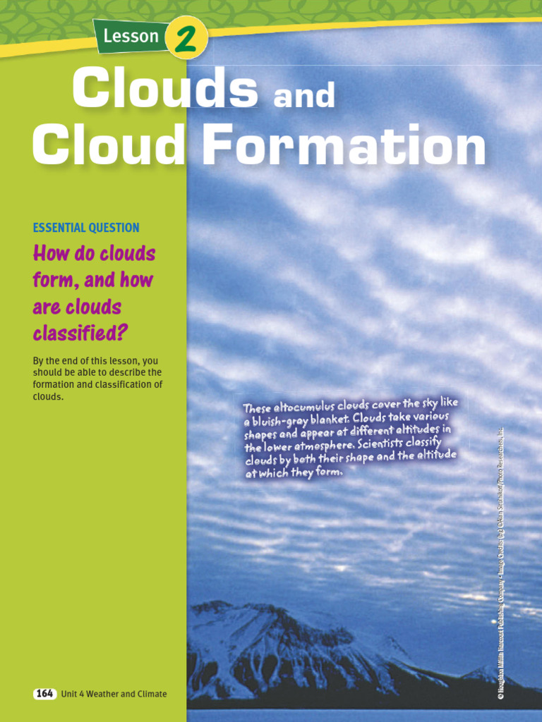 Weather - Lesson 2 | PDF | Cloud | Fog