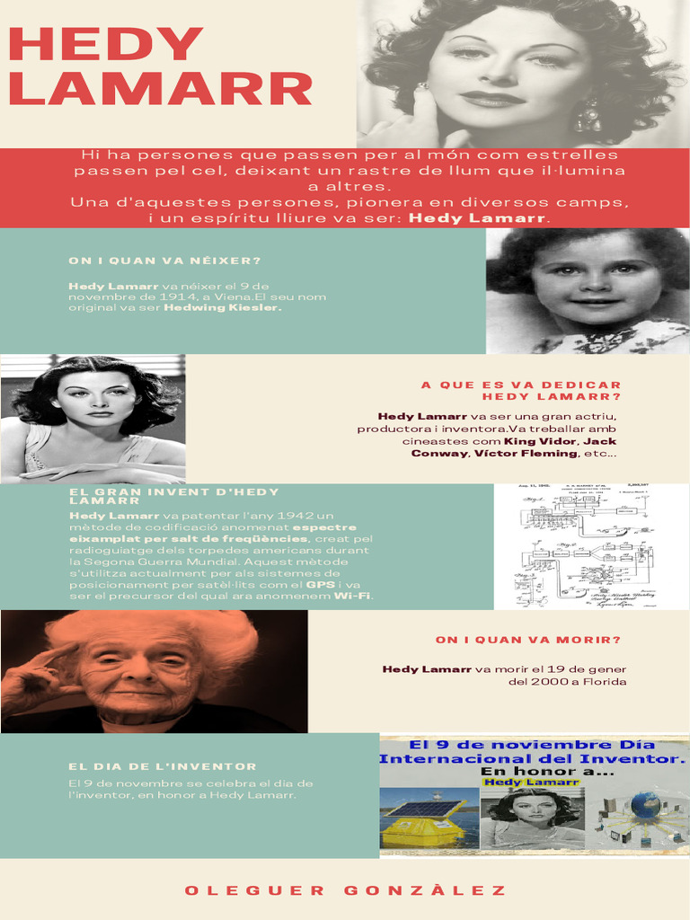 Biografia Hedy Lamarr | PDF