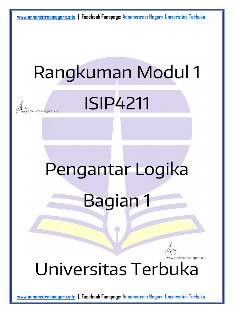 Rangkuman Modul 1 Bagian 1 ISIP4211 Peng | PDF