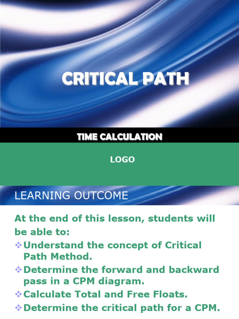 W7 - Project Planning (Part 3) Critical Path | PDF | Systems Theory ...