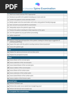 OSCE Checklist Shoulder Examination | PDF