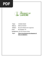 History and Significance of H | PDF