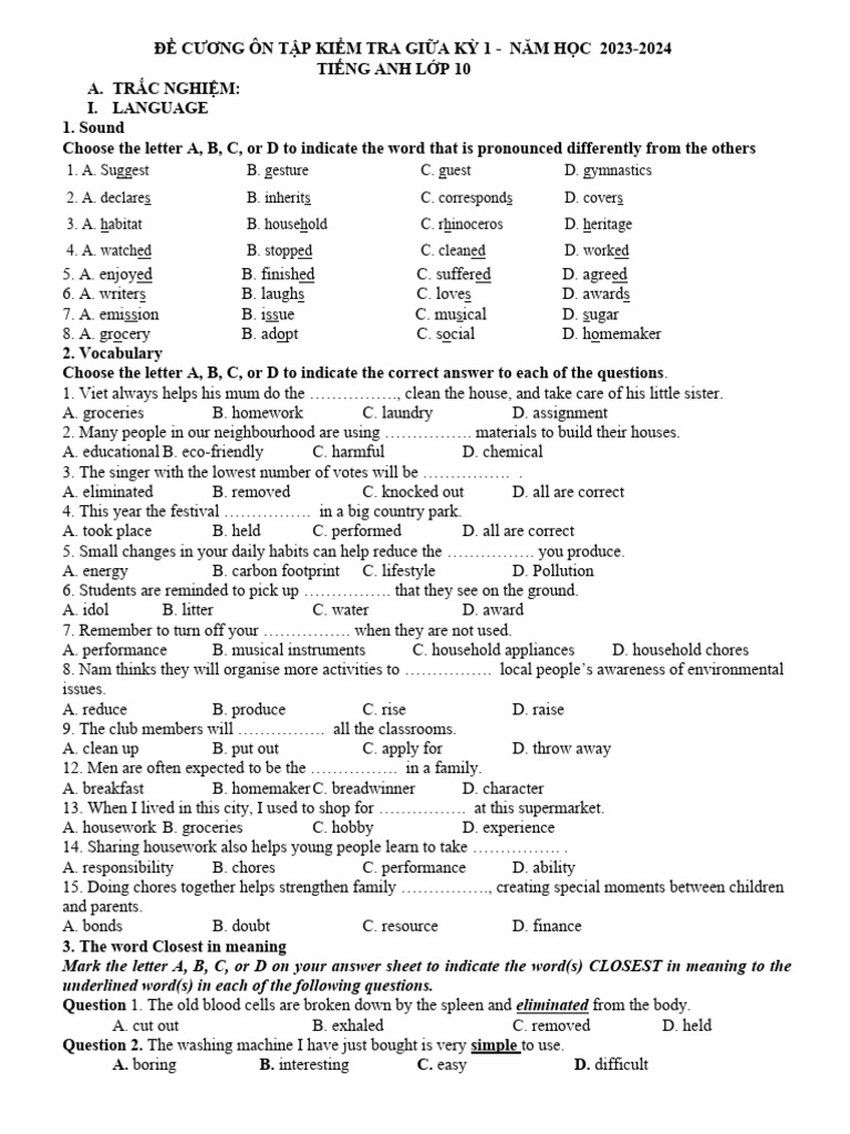 ĐỀ CƯƠNG LẦN 2 10C8 | PDF | Wolfgang Amadeus Mozart