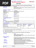 SAF-ACID Descaling Procedure Guide | PDF | Water | Dose (Biochemistry)