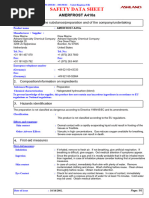 Safety Data Sheet Refrigerant R410A | PDF | Toxicity | Oxygen