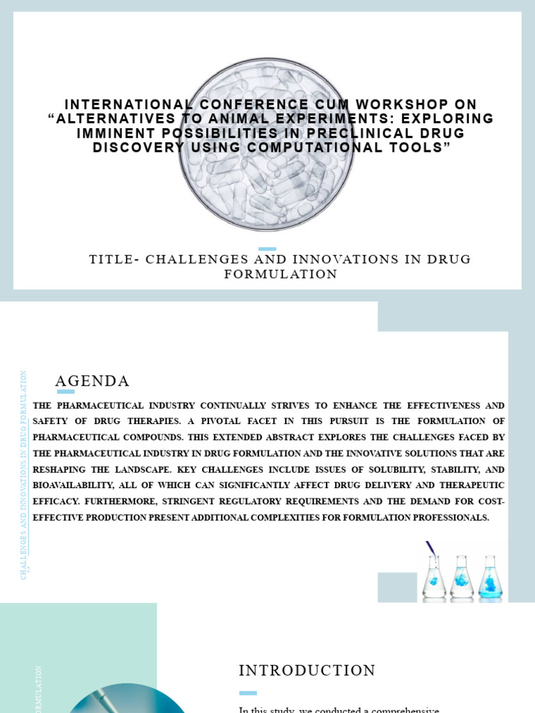 Pharma Formulation Challenges & Innovations-2 | PDF | Pharmaceutical ...