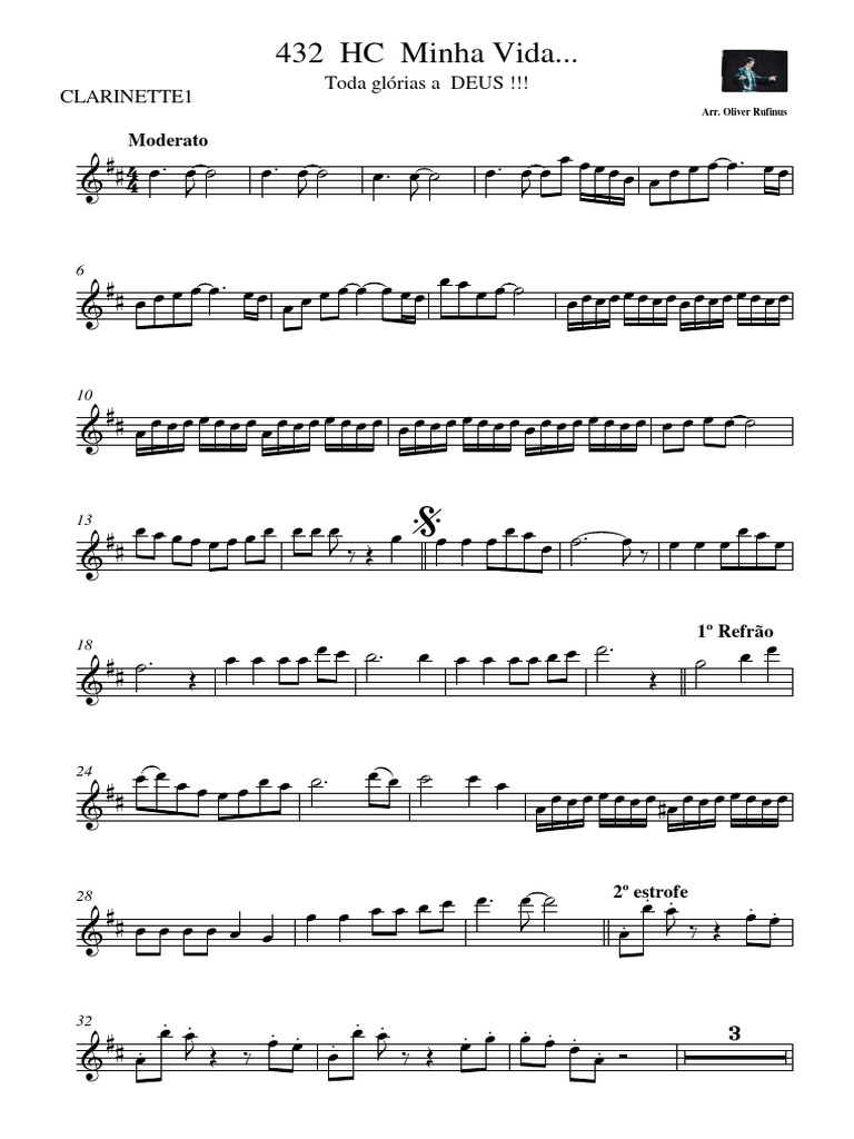 432 H.C Minha Vida - Clarinete 1 | PDF