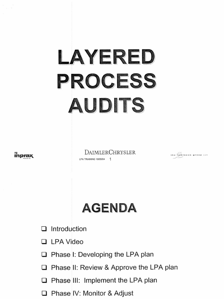 Layered Process Audit DCX Info | PDF Layered Process Audit DCX Info | PDF