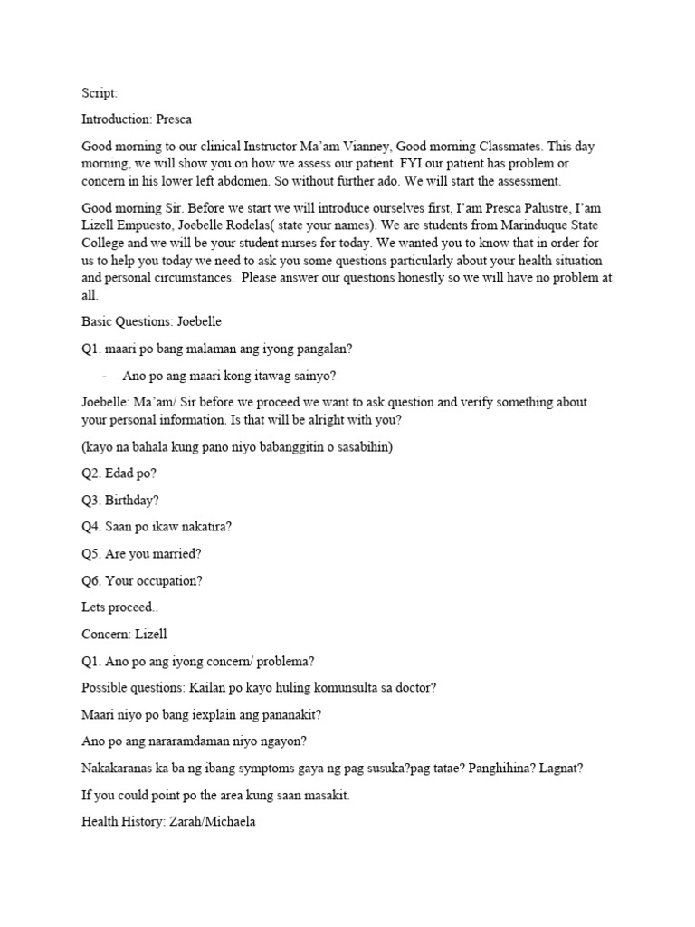 Script | PDF | Public Health | Health Care