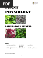 Plant Anatomy and Physiology Overview | PDF | Tissue (Biology) | Plant Stem