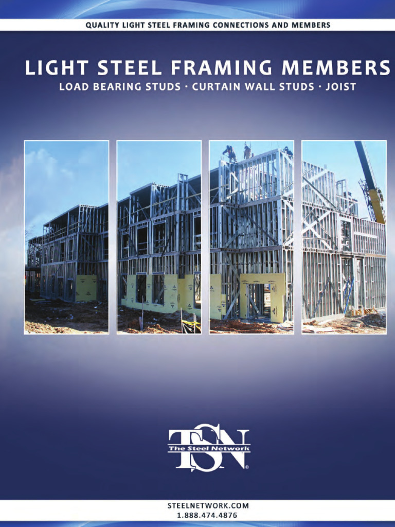TSN Cold Formed Steel Framing Standard Stud Technical Catalog | PDF ...
