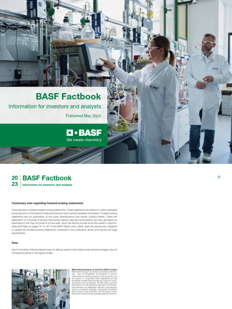 BASF Factbook 2023 | PDF | Catalysis | Value Chain