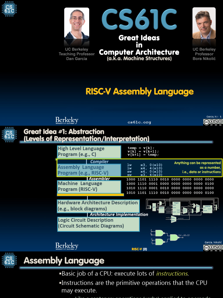 Lec 07 | PDF | Central Processing Unit | Assembly Language