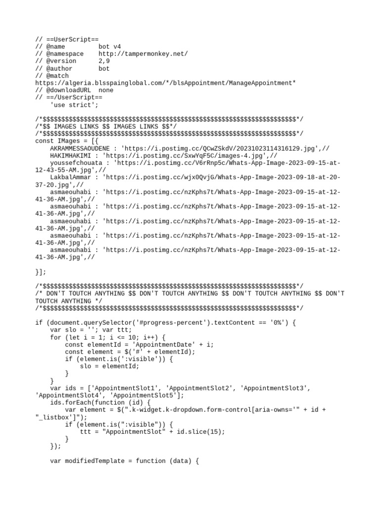 Bot v422222 | PDF | Internet | Notation