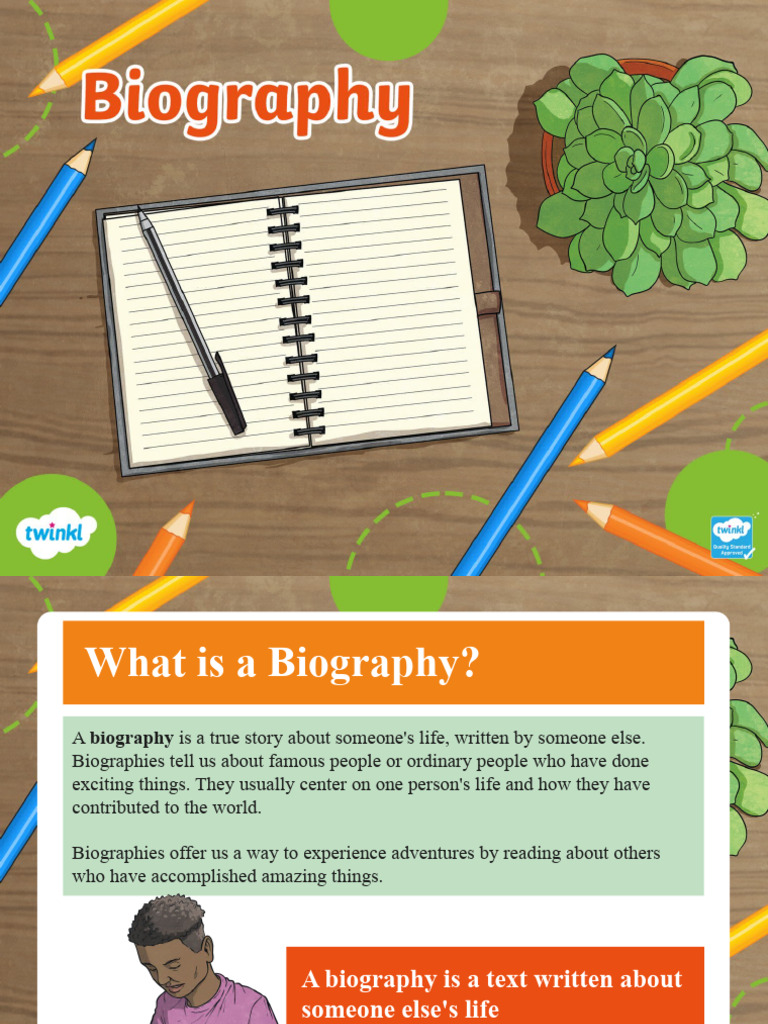 Understanding Biographies for KS2 | PDF | Classics | General Fiction