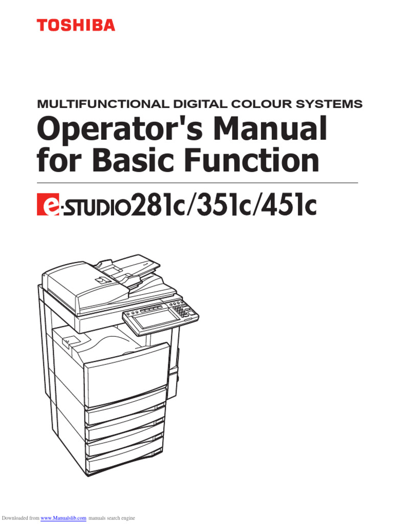 Estudio 281c | PDF | Ac Power Plugs And Sockets | Photocopier