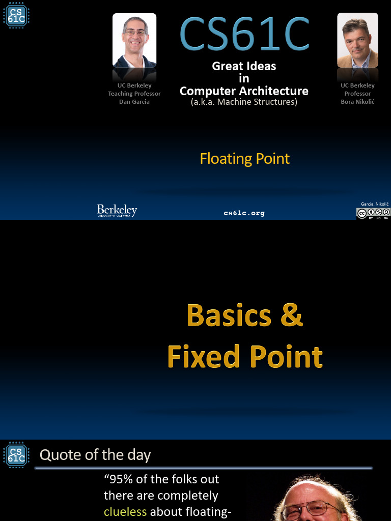 Lec 06 | PDF | Rounding | Arithmetic
