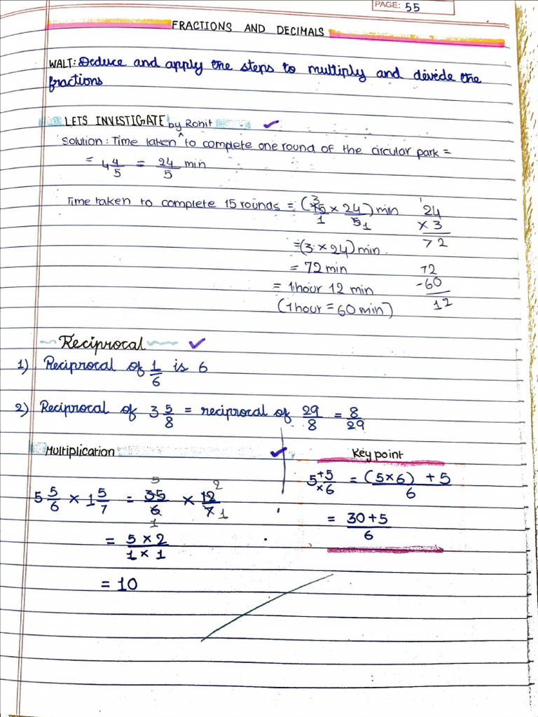 Fractions and Decimals | PDF