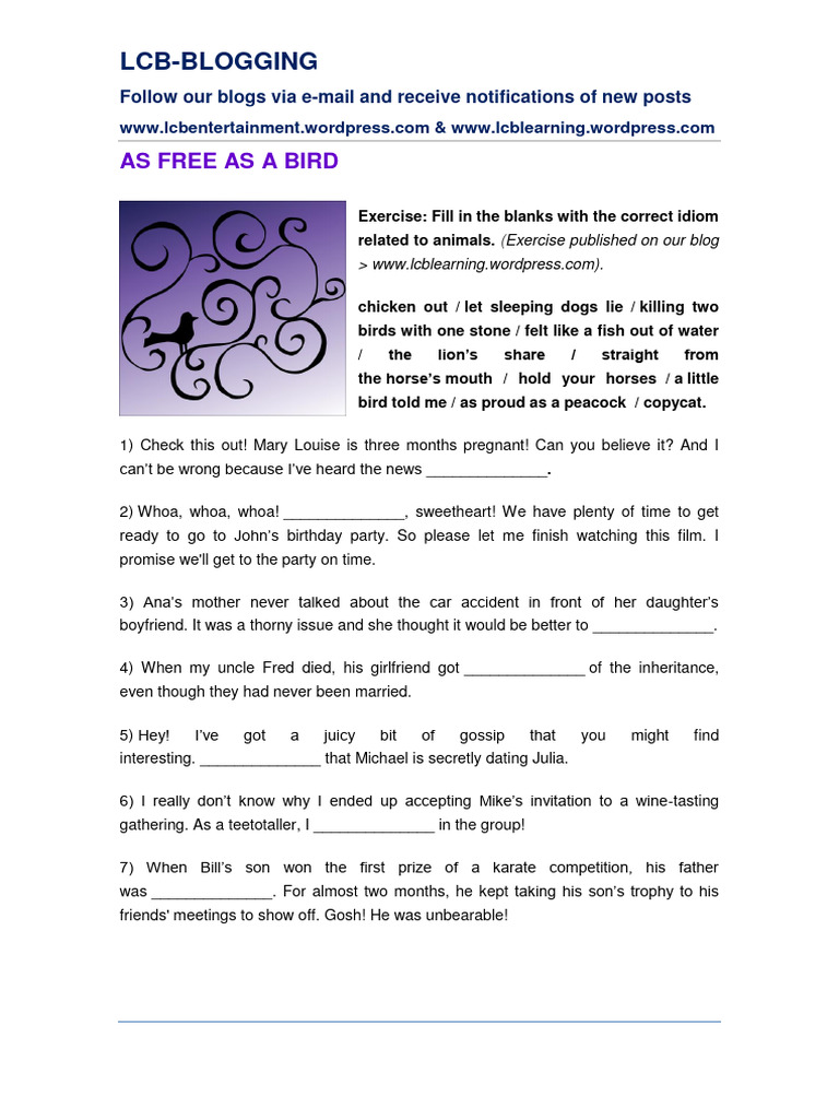 As Free As A Bird | PDF